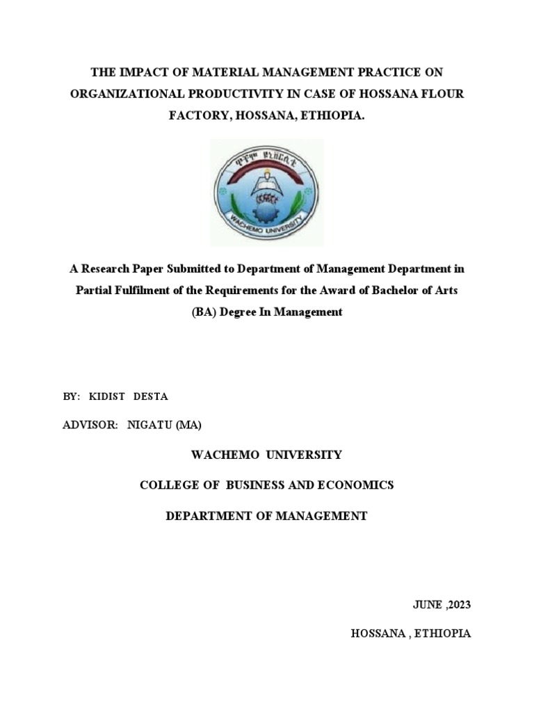 Kidist Original Research | PDF