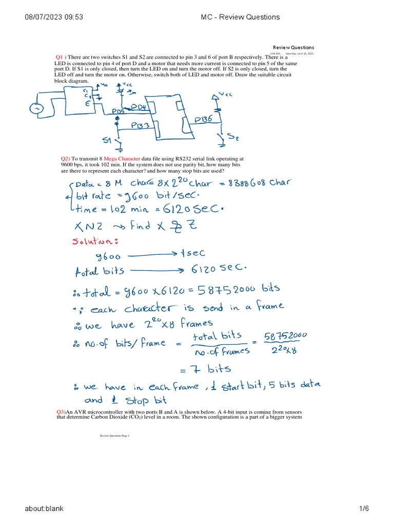 MC - Review Questions | Download Free PDF | Computer Data | Information ...