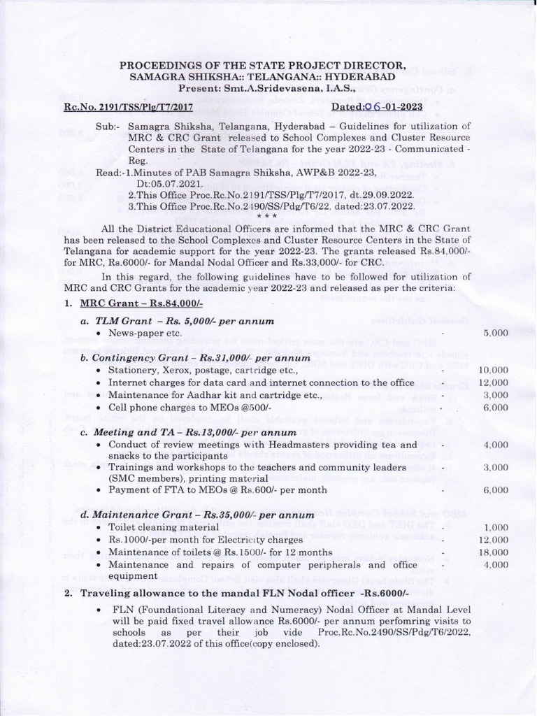 MRC CRC Guidelines | PDF