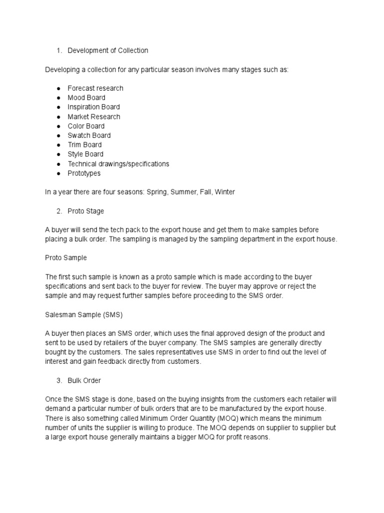 Stages of Collection Development | PDF | Sales | Business Economics