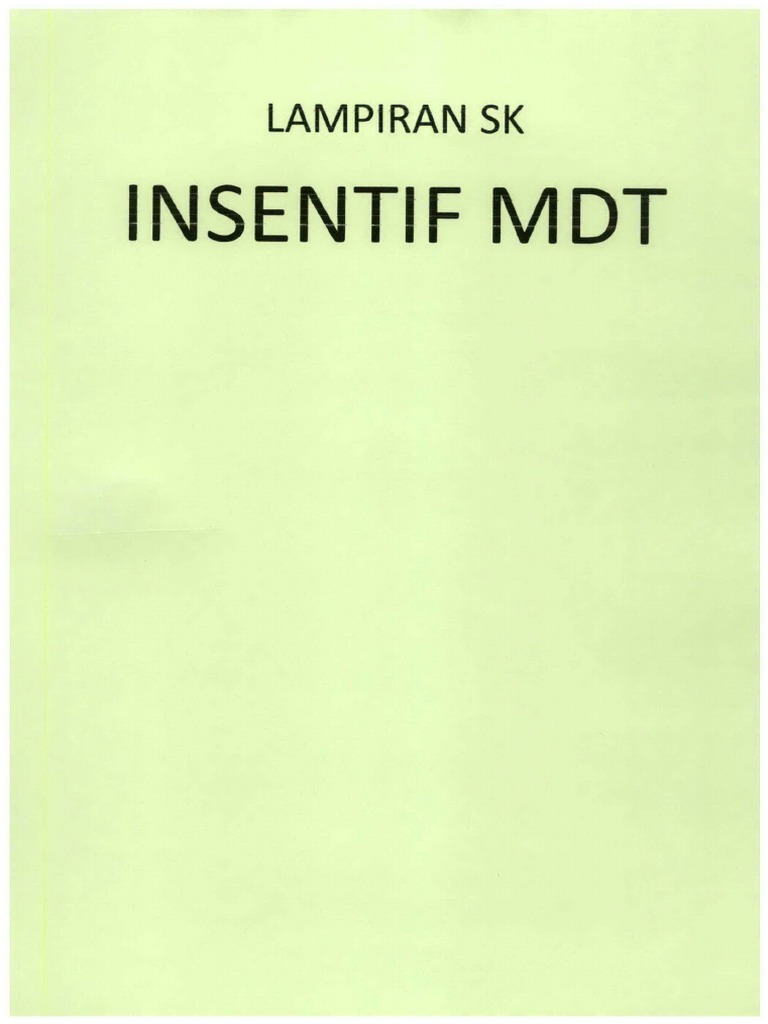 Lamp SK Insentif MDT 2023 | PDF