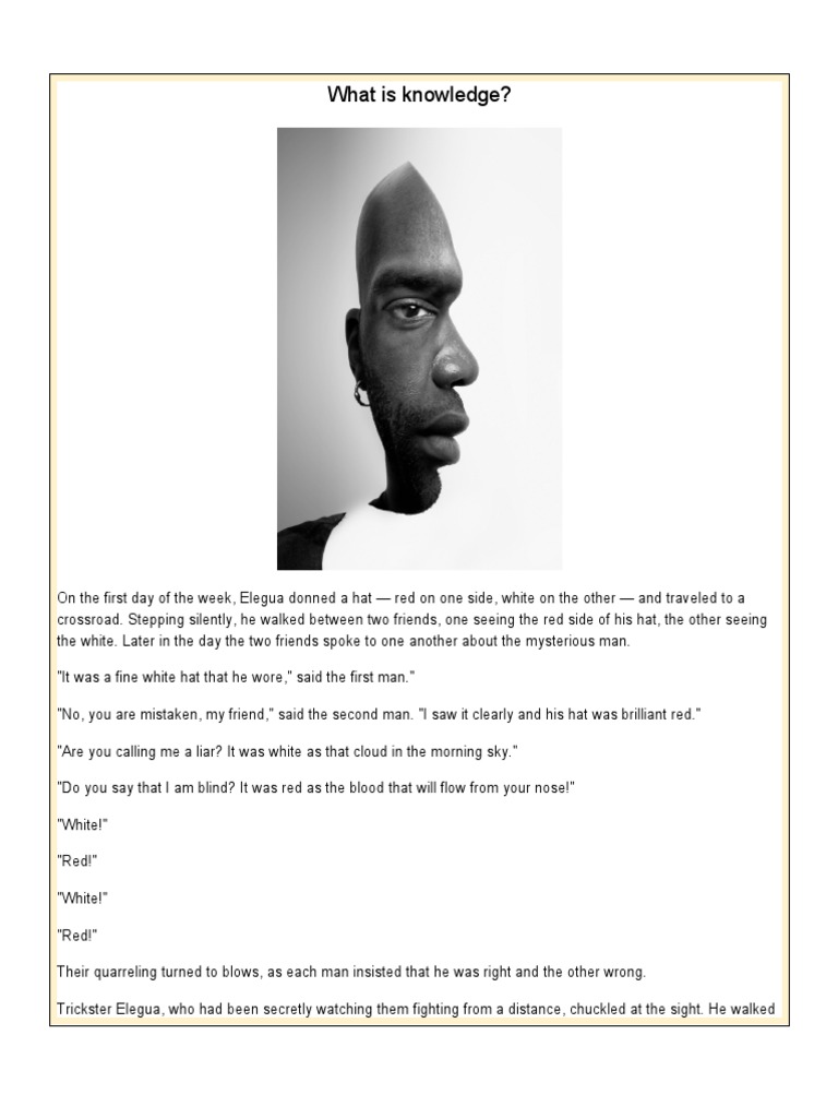 What Is Knowledge (TOK) | PDF | Knowledge | Cognitive Science