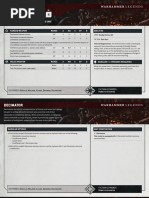 Warhammer 40K Crusade Cards Template | PDF