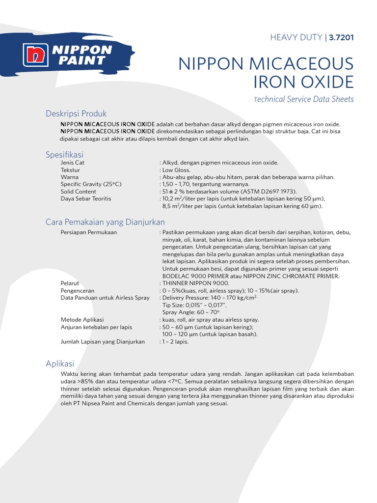 Nippon Micaceous | PDF