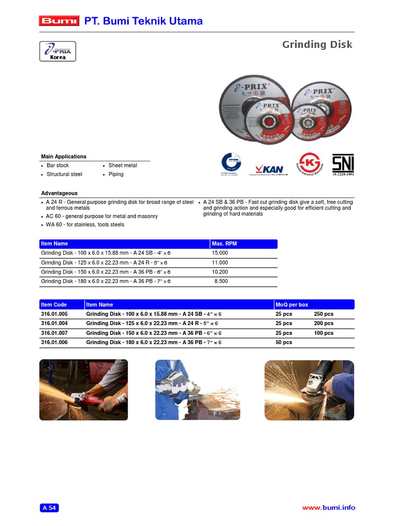 Grinding Disk | PDF
