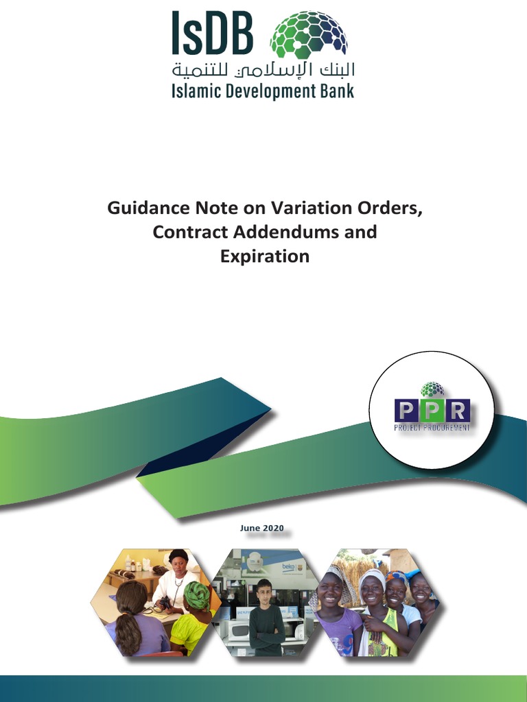 Guidance Note On Variation Orders, Contract Addendums and Expiration | PDF