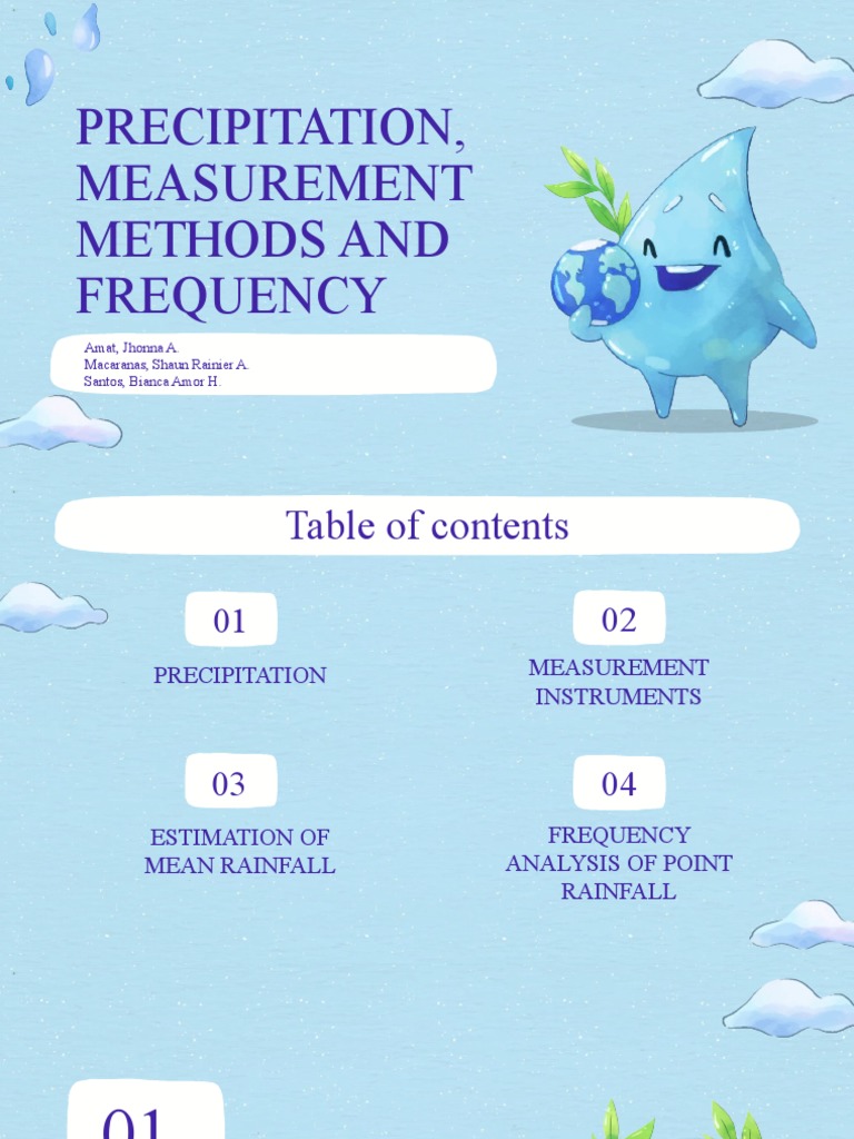 Precipitation Measurement Methods | PDF | Precipitation | Rain