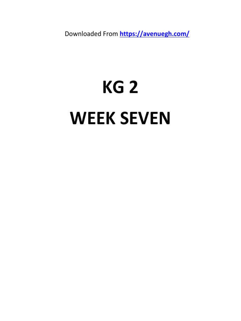 KG2 Week Seven: Downloaded From | PDF | Learning | Creativity