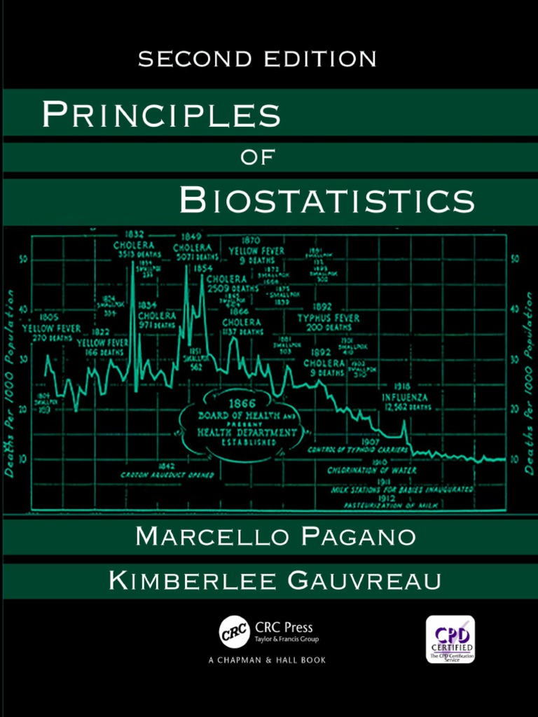 Principles of Biostatistics by Marcello Pagano, Kimberlee Gauvreau ...