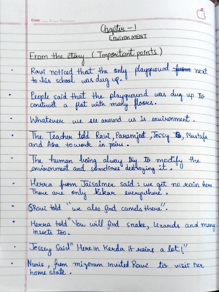 Geography Notes Class 7 Environment | PDF