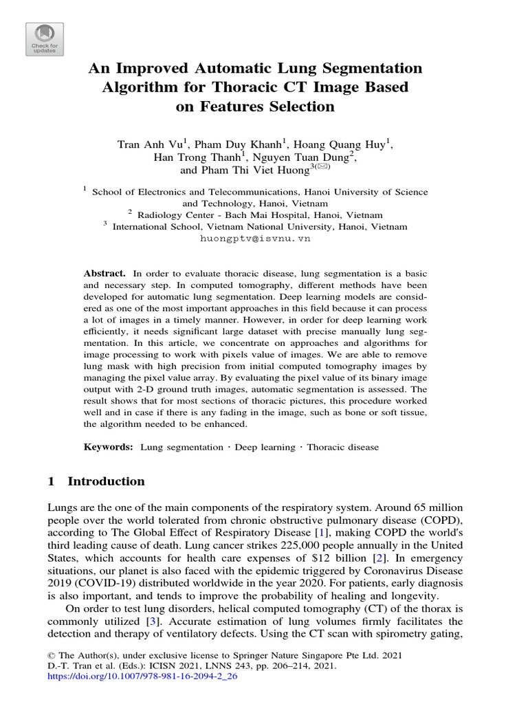 31 An Improved Automatic Lung Segmentation Algorithm For Thoracic Ct