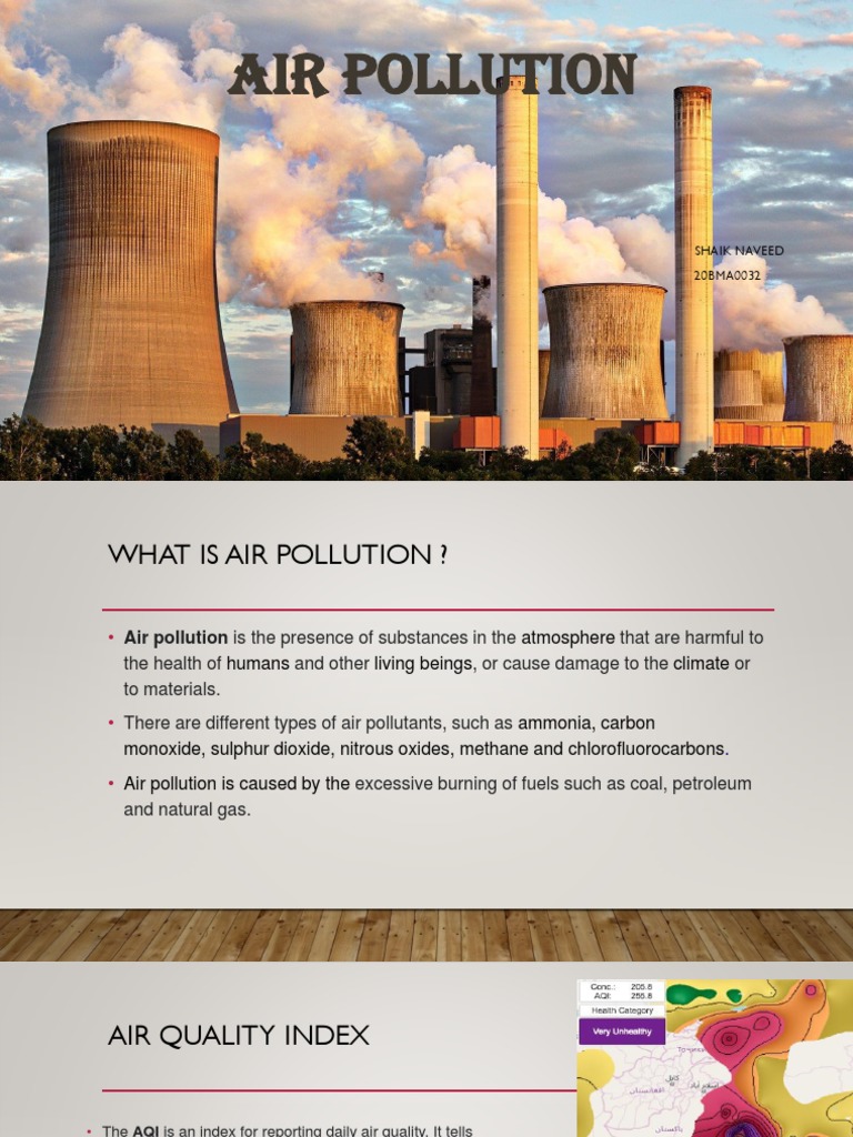 AIR POLLUTION (Technical Presentation) | PDF