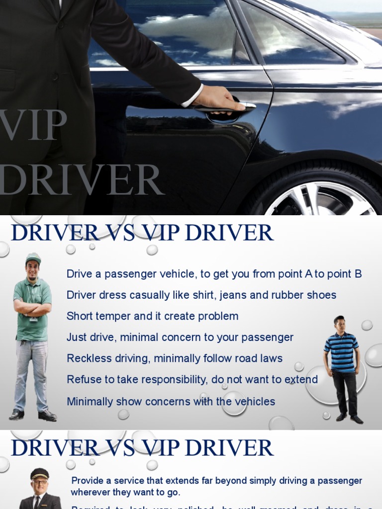 VIP Driver vs Regular Driver Guide | PDF