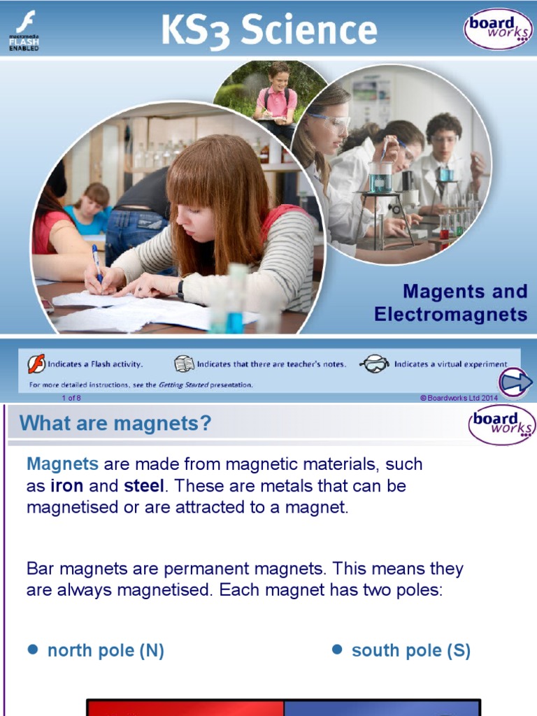 Boardworks Magnets and Electromagnets | PDF | Magnet | Magnetism