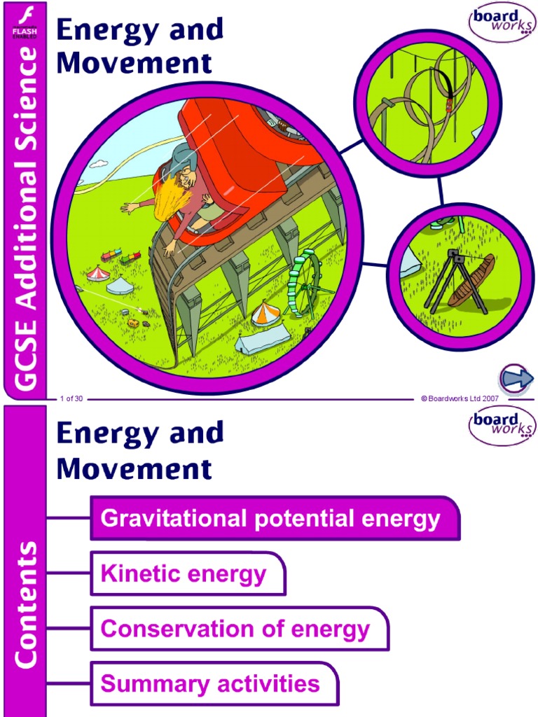 Energy and Movement | PDF | Kinetic Energy | Mass