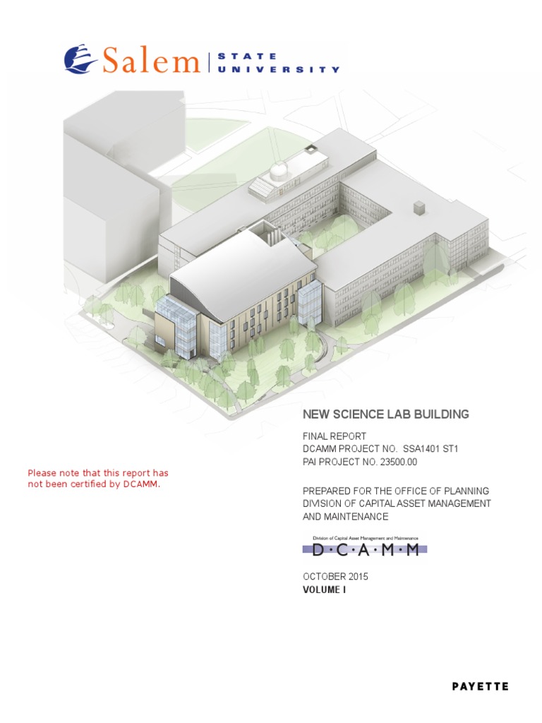Science Teaching Laboratory Addition Report-October 2015 | PDF ...