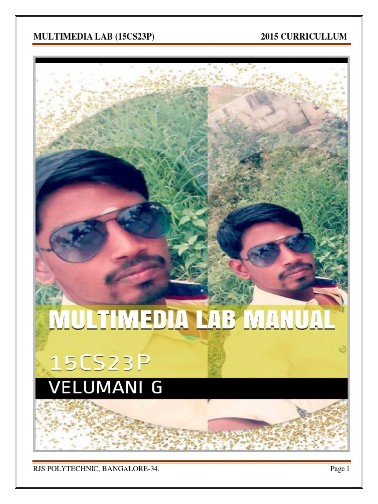 Multimedia Lab Manual 4 PDF Free | PDF | Adobe Photoshop | Adobe ...