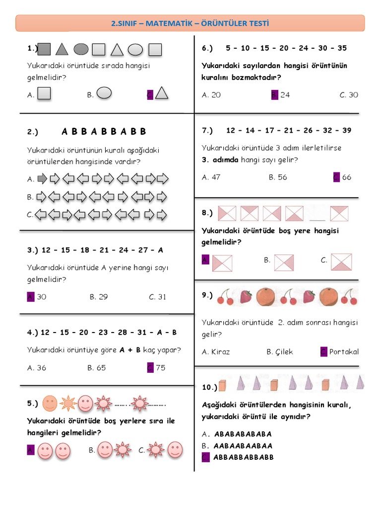Geometrik Örüntüler | PDF