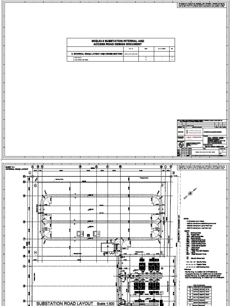 Internal Road Layout and Cross Section Drawing O16001-C-SY-12-RD-0005 ...