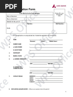 Internal Job Application Form Template | PDF