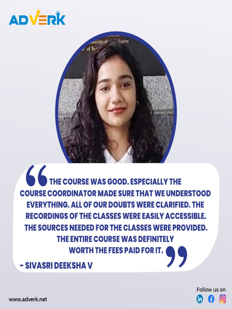 Adverk Industrial Training Program | PDF