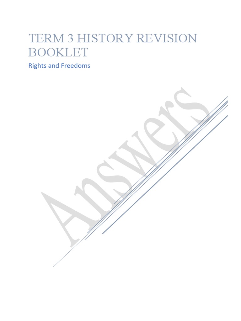 Term 3 Revision Booklet Year 9 Answers Download Free Pdf