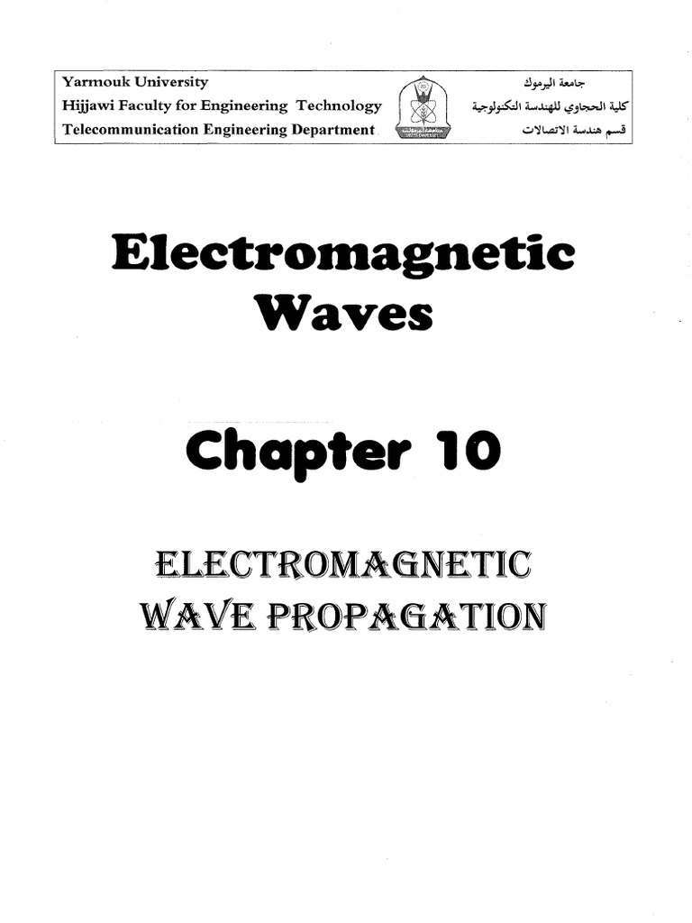 05 Chapter 02 Electromagnetic Wave Propagation Part 1 Pdf