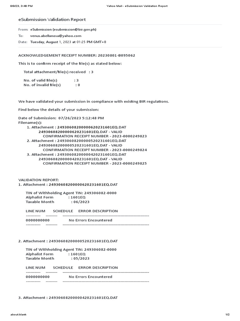 ALPHALIST ESUB VALIDATION 1ST QTR SALIGAO-MUTYA - Yahoo Mail ...