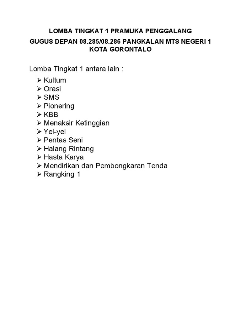 Jadwal LT 1 | PDF