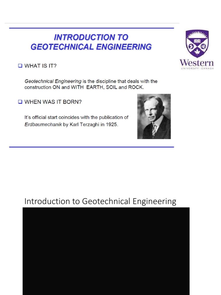 CE 331 Introductiom To Geotechnical Engineering - 2 | PDF | Rock ...