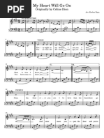 Easy Partition Piano Titanic My Heart Will Go On | PDF