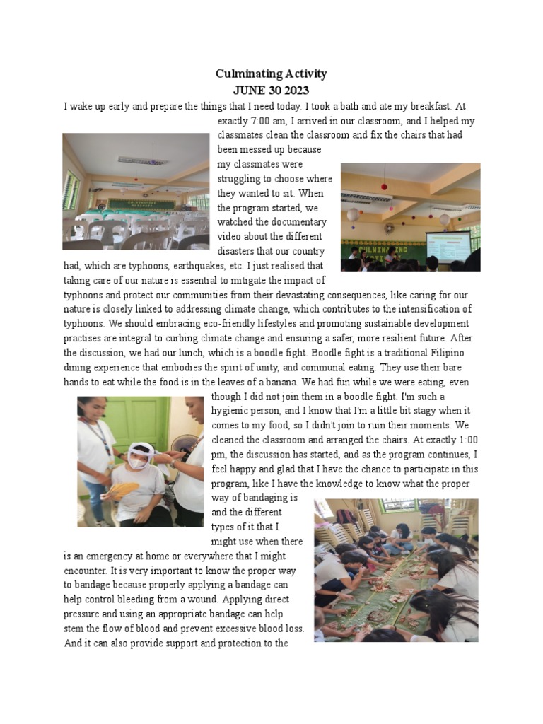 Culminating Activity 2023 | PDF