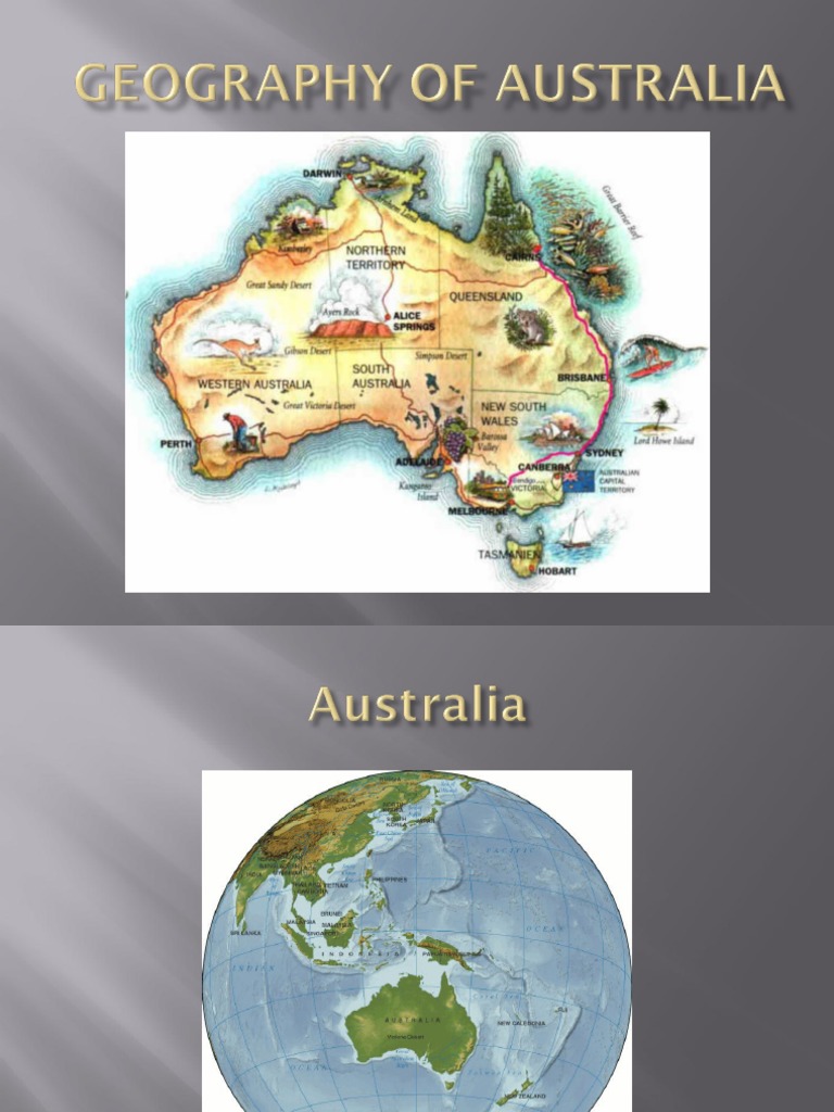 Geography of Australia Powerpoint 1 | PDF | Australia | Outback