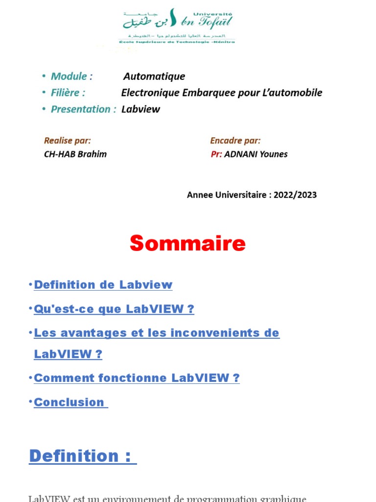 Introduction à LabVIEW 2022 | PDF