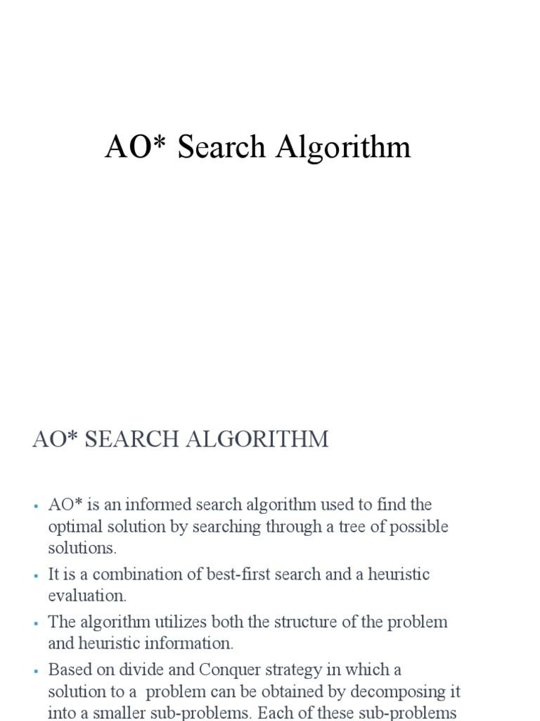 Ao Search | PDF | Algorithms And Data Structures | Applied Mathematics