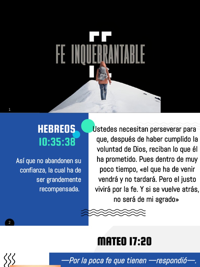 Fe Inquebrantable | PDF