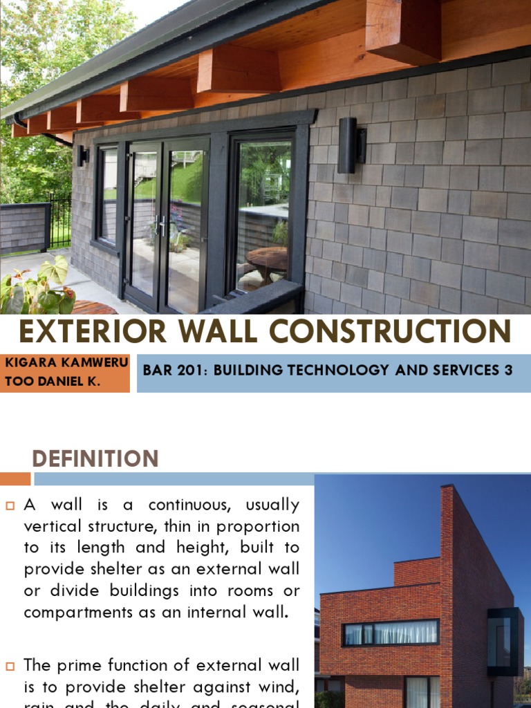 Exterior Wall Constructions | PDF | Wall | Concrete