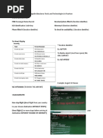 Sabre Cheat Sheet Cali | PDF
