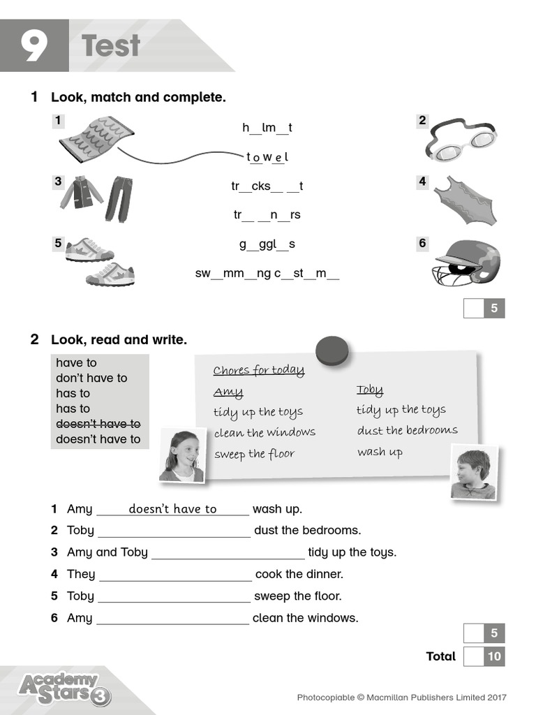 AS TRC3 U9 Test | PDF