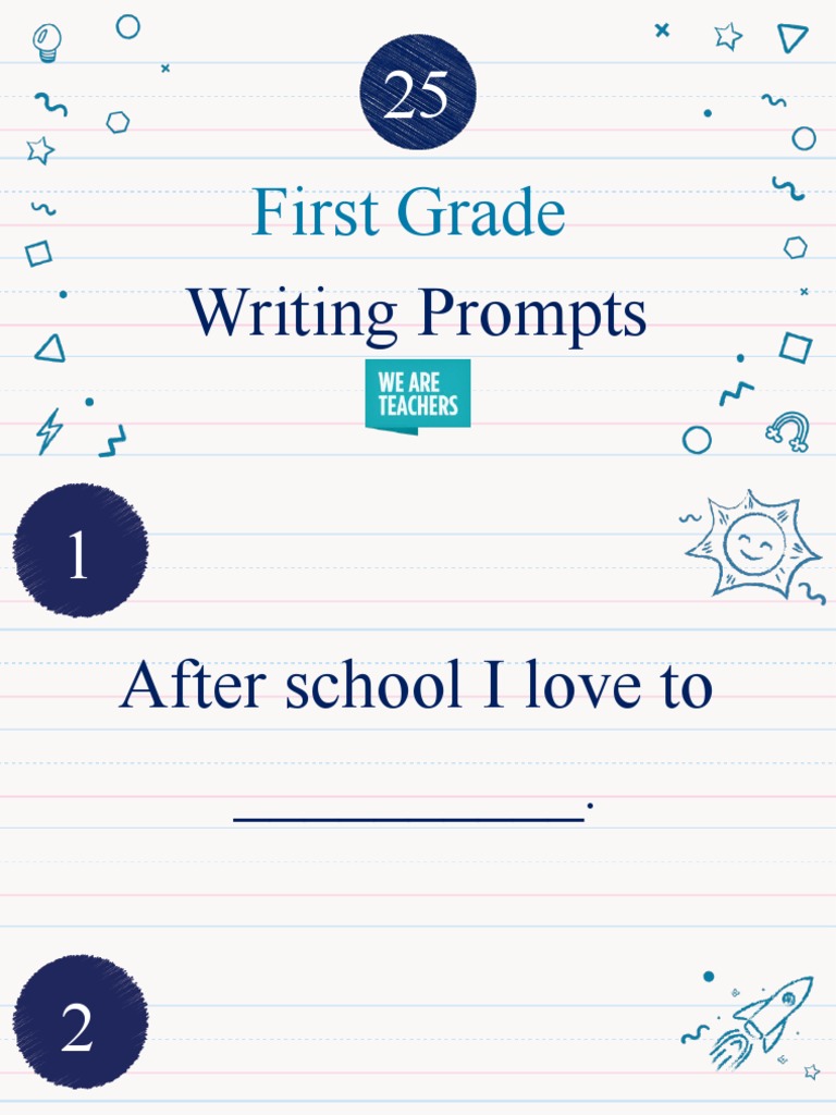 First Grade Writing Prompts List | PDF