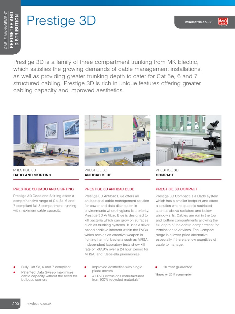 Prestige 3D Trunking Solutions Overview | PDF | Polyvinyl Chloride ...
