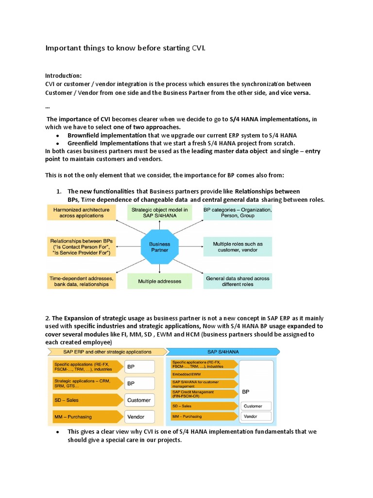Important Things To Know Before Starting CVI | PDF | Enterprise ...