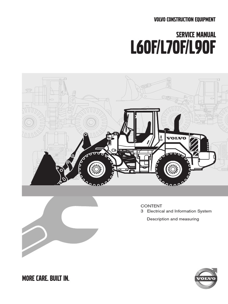 Service Manual Volvo L60F, L70F, L90F Wheel Loader (Preview) | PDF