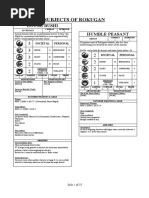Gloomhaven Character Sheets V2.1 | PDF | Game Design | Video Games