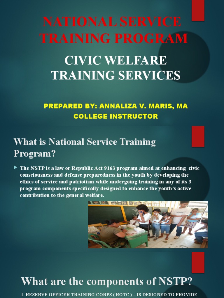 NATIONAL-SERVICE-TRAINING-PROGRAM-1-powerpoint | PDF