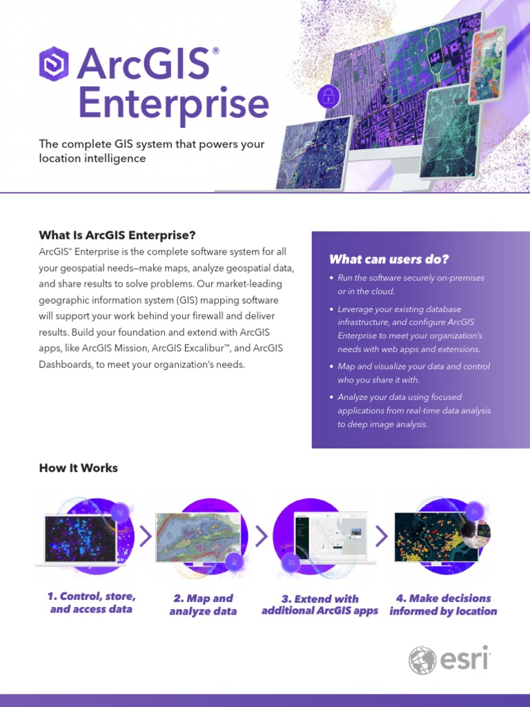 Arcgis Enterprise Product Slick Sheet v1 | PDF