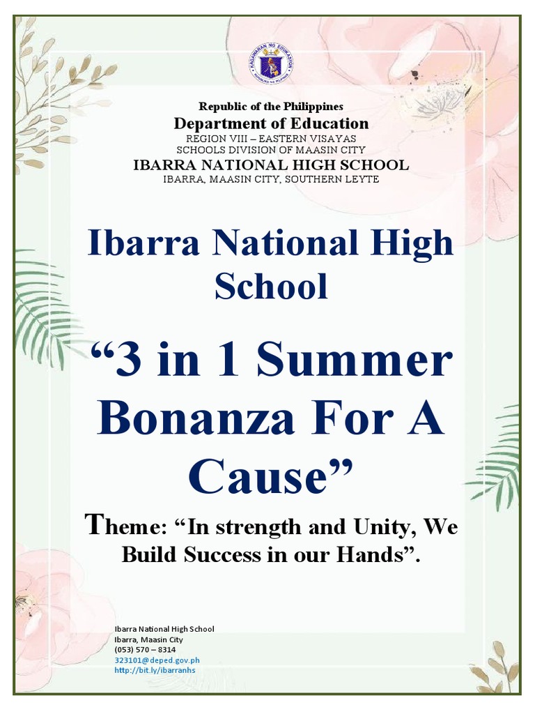 BLUE - 3in1 Summer Bonanza For A Cause | PDF