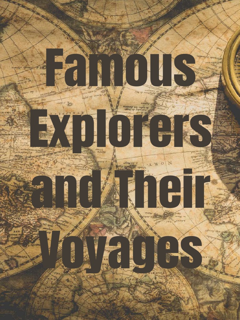 Famous Explorers | PDF | Pacific Ocean | Lewis And Clark Expedition