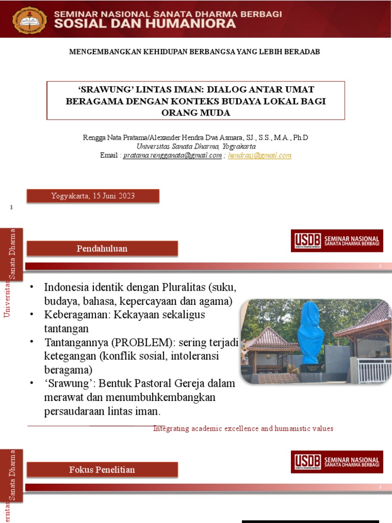 ROOM E - SESI 1 - Rengga Nata Pratama & Alexander Hendra Dwi Asmara, SJ | PDF