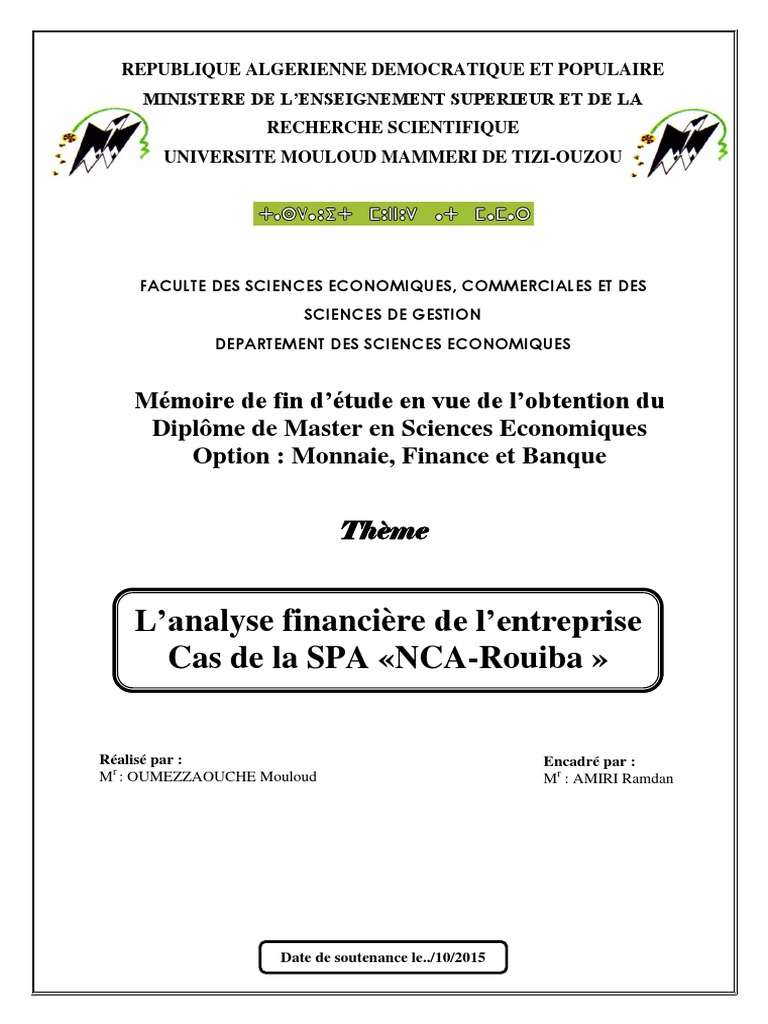 Mémoire Final | PDF